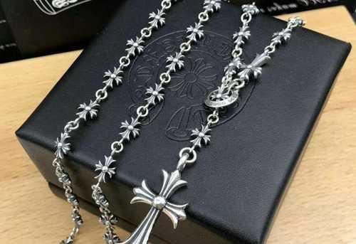 Chrome Hearts Цепочка 70см с Крестом Chrome Hearts