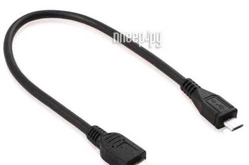 GCR microusb-miniusb 20cm Black GCR-MB2M5-BB2S