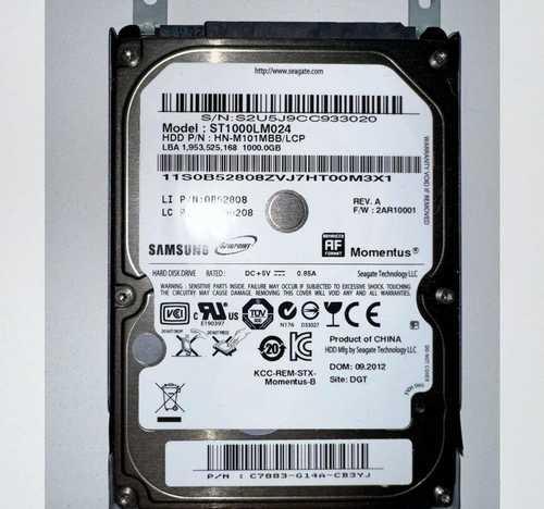 Жесткий диск Samsung ST1000LM024 1Tb