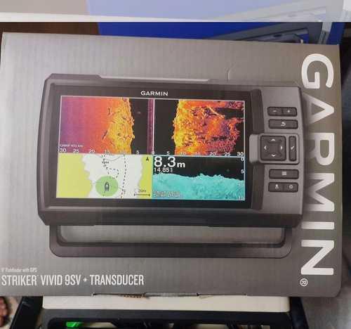 Эхолот garmin striker vivid 9sv с датчиком gt52