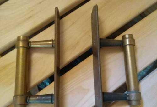 Раритетные бронзовые дверные ручки