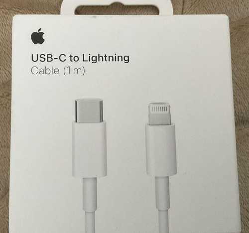 Зарядка на iPhone шнур USB-C Lightning 1м