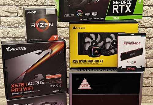 Игровой компьютер Mini-ITX Ryzen 5700G RTX 2070