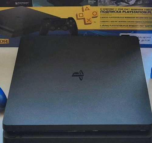 Игровая приставка ps4 slim 1tb