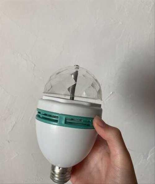 Лампа проектор диско шар светодиодная