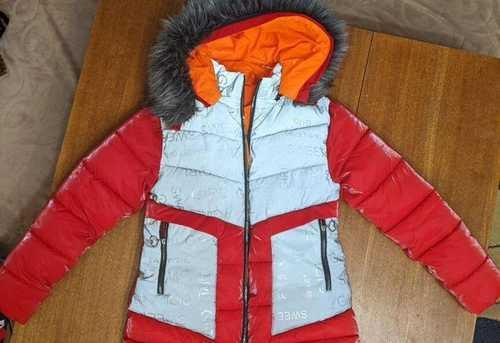Куртка детская зимняя для девочки 8-11 лет