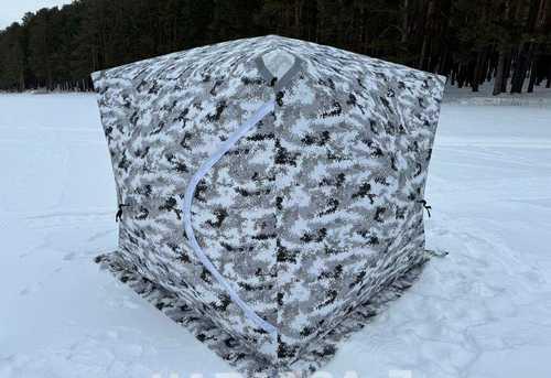 Палатка куб зимняя 3-х слойная 200*200