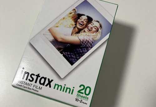 Картриджи для instax mini fujifilm новые