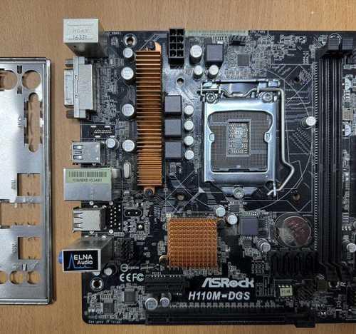 Материнская плата asrock h110m lga1151