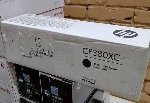 HP CF380XC картридж черный (дефект коробки)