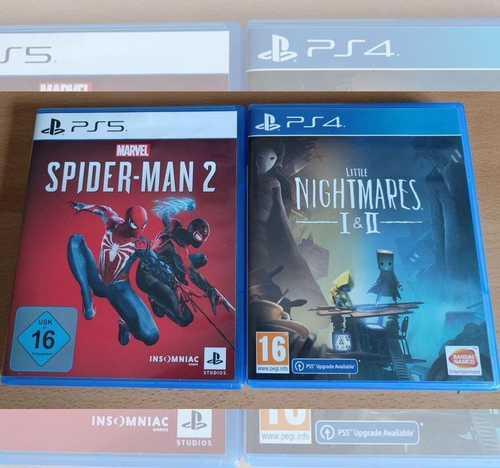 Little nightmares 1,2 spider man 2