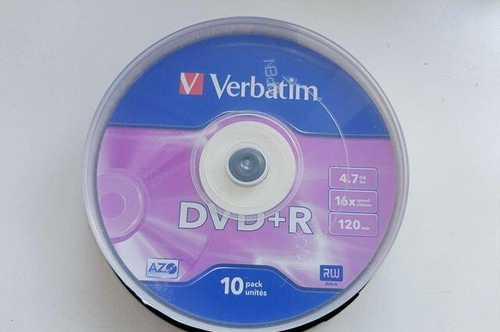 Болванка Verbatim DVD+R 4.7Gb 16x