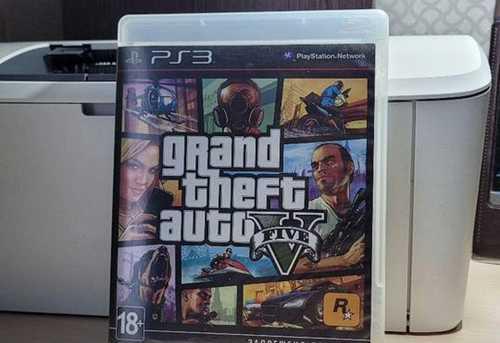 GTA 5 PS3 диск