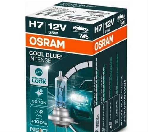 Автолампа osram H7 12V 55W PX 26d +100 Cool Blue I