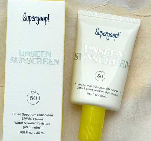 Крем для лица Supergoop Unseen Sunscreen SPF 50