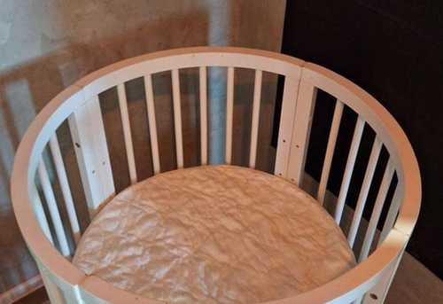 Кроватка для новорожденных круглая