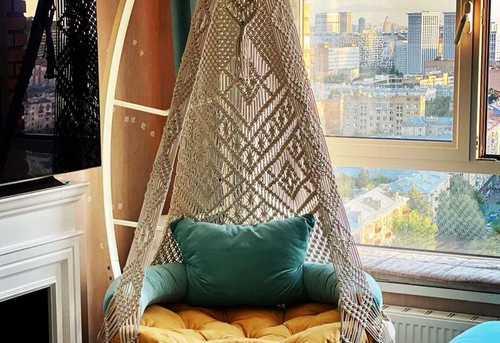 Плетёное кресло-шатёр. Мебель