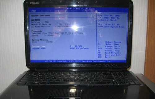 Ноутбук Asus k50IJ intel core2 / 4 gb / 500 gb