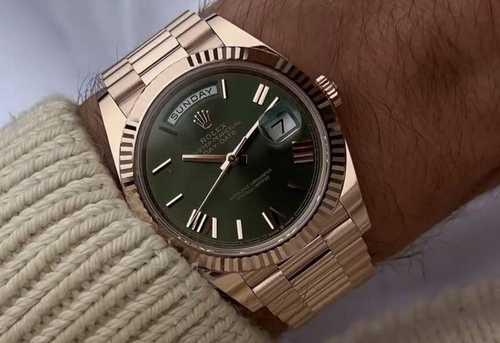 Часы Rolex Day Date 40mm green dial