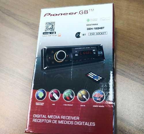 Автомагнитола 1din pioneer GB 180