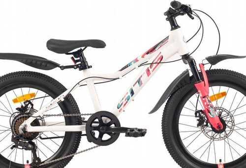 Велосипед sitis luna 20" MD (2023) White-Red Vor57