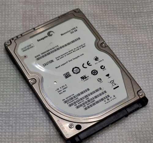 Hdd 2.5 250gb наработка 360 часов