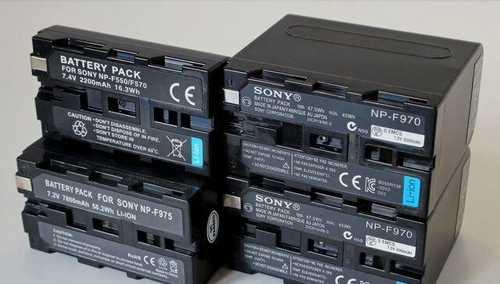 Аккумуляторы Sony NP-F970,Canon LP-E6,зарядка