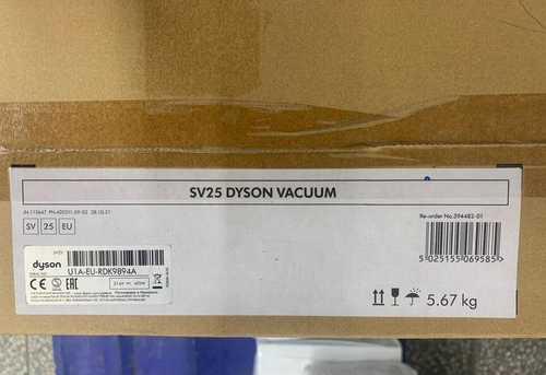 Пылесос Dyson V8 Absolute (SV25) EU, silver/nickel