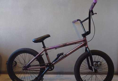 Велосипед бмх Sundey Scout фиолетово-прозрачный