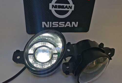 Лазерные Bi-Led Птф линзы с дхо Nissan Qashqai j10