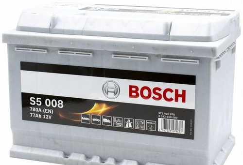 Аккумулятор Bosch Silver Plus S5 008 77 Ач 780 А о