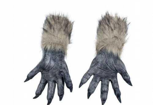 Лапы Волка (перчатки) MD241, серый синтетический м