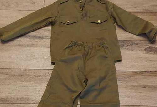 Солдатский костюм мальчик 134 см