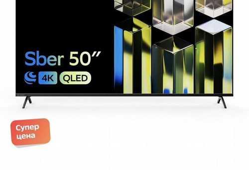 Новый телевизор Sber qled 4K 50