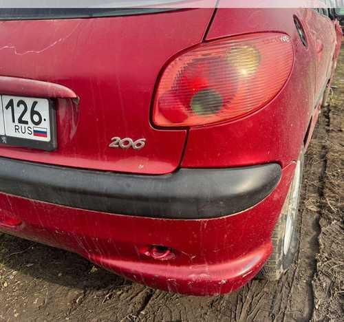 Фонари задние на peugeot 206 рест