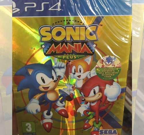 Sonic mania plus   artbook PS4, английская версия