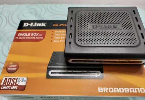 Маршрутизатор D-Link DSL-2500U, adsl2+