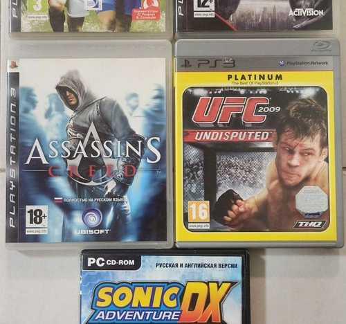 Игры на ps3 transformers, assassins, ufc, fifa