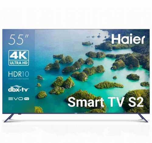 Новые 55"Haier S2 Android SMART TV 4K телевизор