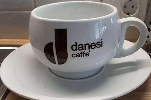 Чашка с блюдцем danesi caffe интерьерная пара