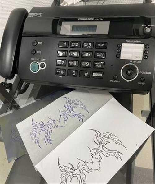 Факс panasonic трансферный принтер для тату