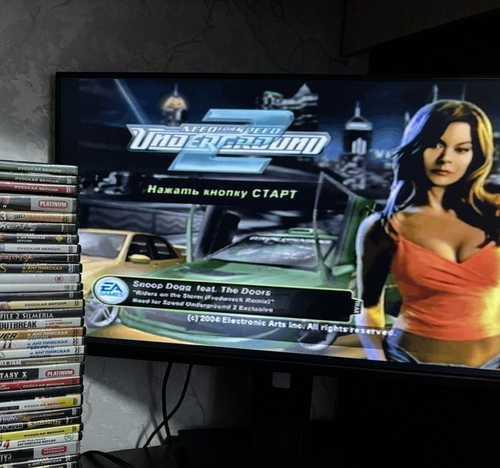 Sony playstation 2 ps2 slim прошитая