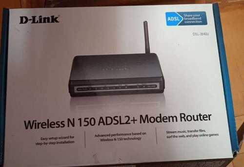 Цифровой модем D Link Router DSL 2640G