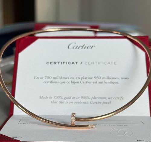 Золотое колье cartier гвоздь