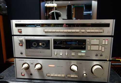 Luxman L-190 усилитель + кассетник + радиотюнер