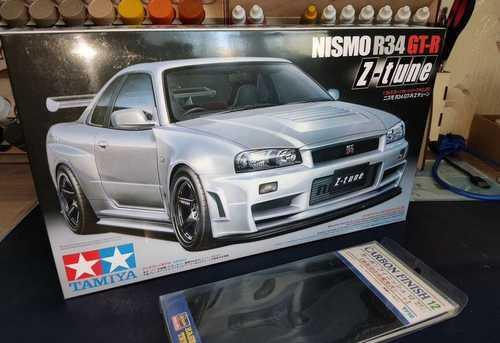 Сборная модель Nissan Skyline R34 nismo 1/24
