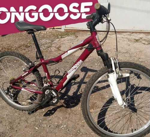Велосипед горный подростковый 24 mongoose rockadil