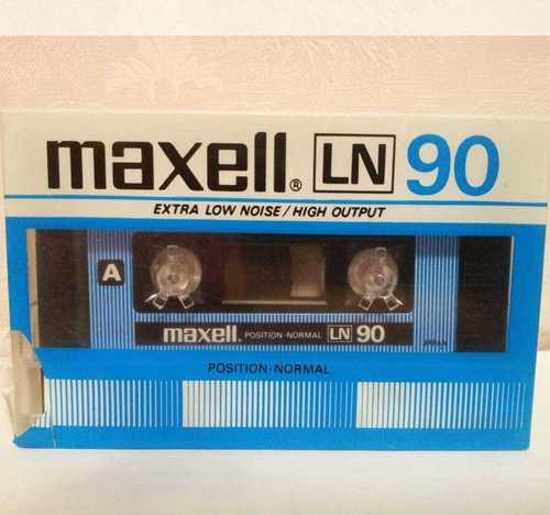 Аудиокассета Maxell LN90.Новая.Запечатанная