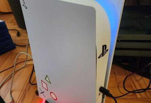 Подставка Sony Playstation 5 с подсветкой новая