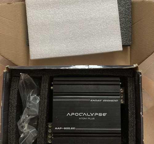 Усилитель apocalypse aap 800.2d atom plus